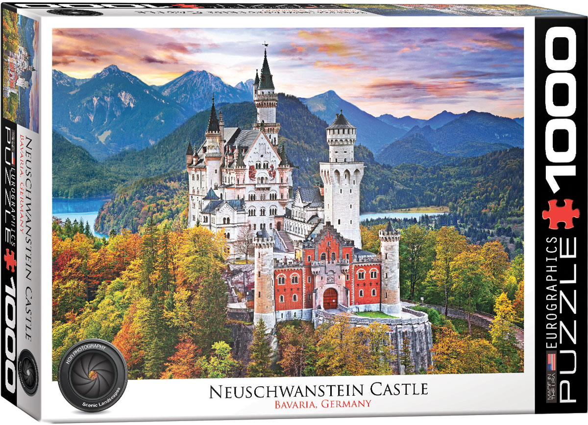 Neuschwanstein Castle 1000 Piece Puzzle Athena Posters