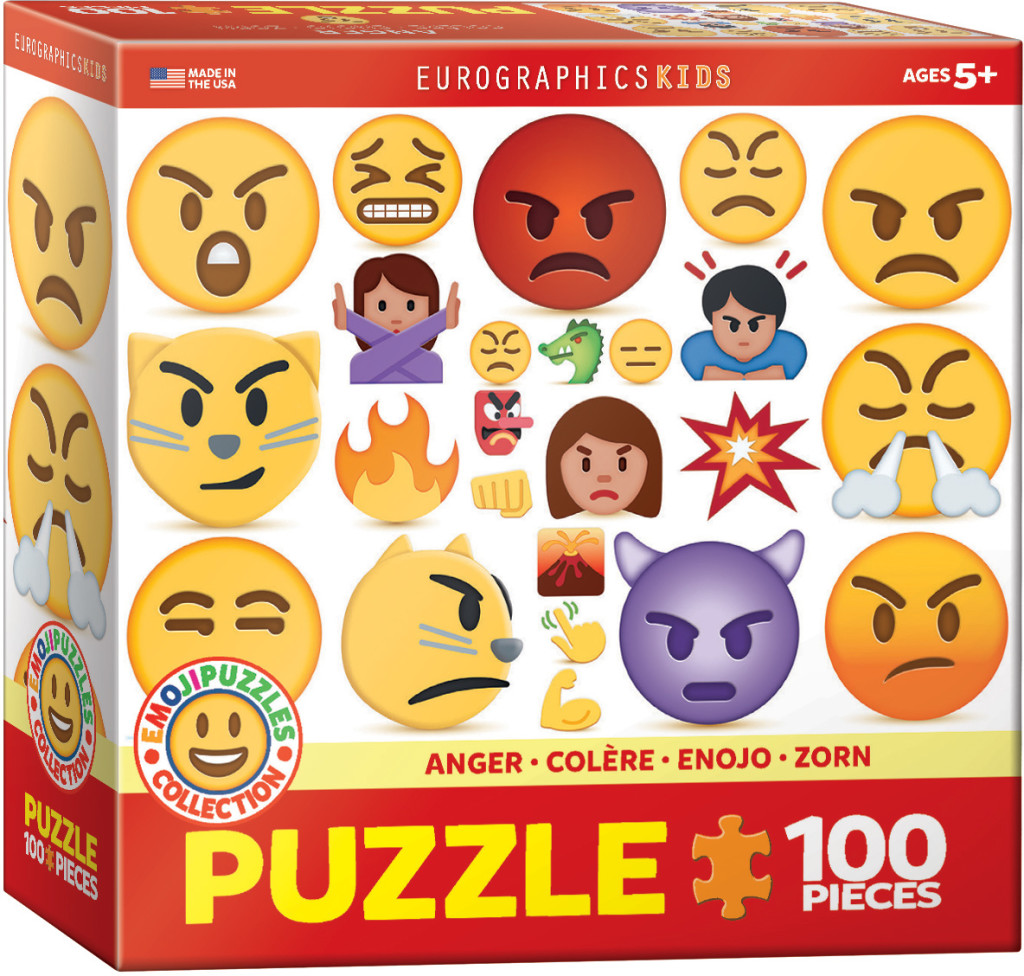 Anger Emojis -100 Piece Puzzle - Athena Posters