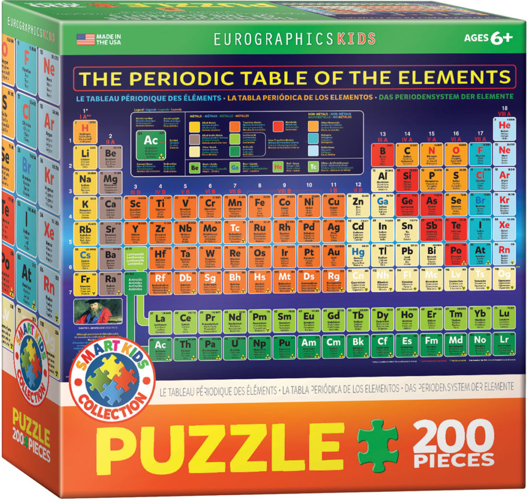 005355 Illustrated Periodic Table Of The Elements 500 Piece Puzzle 005355 Illustrated Periodic Table Of The Elements 500 Piece Puzzle